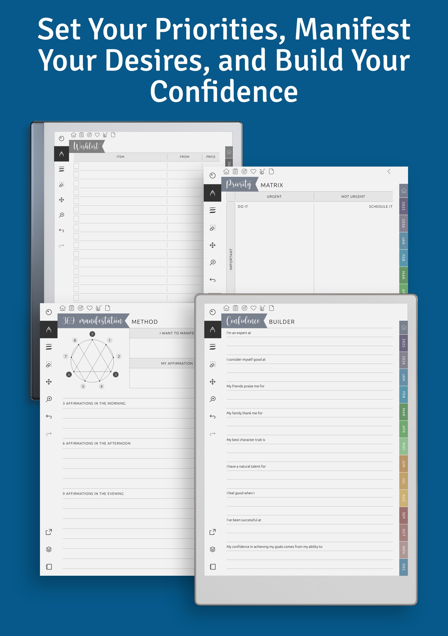 Download Wellness Planner PDF for reMarkable