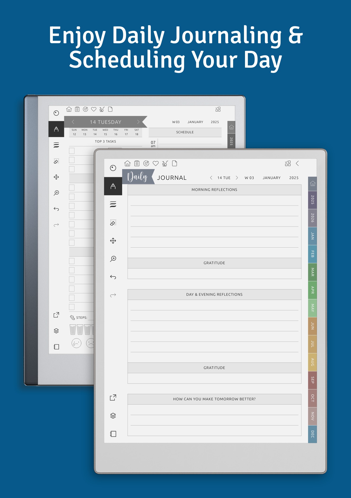 Download Wellness Planner PDF for reMarkable