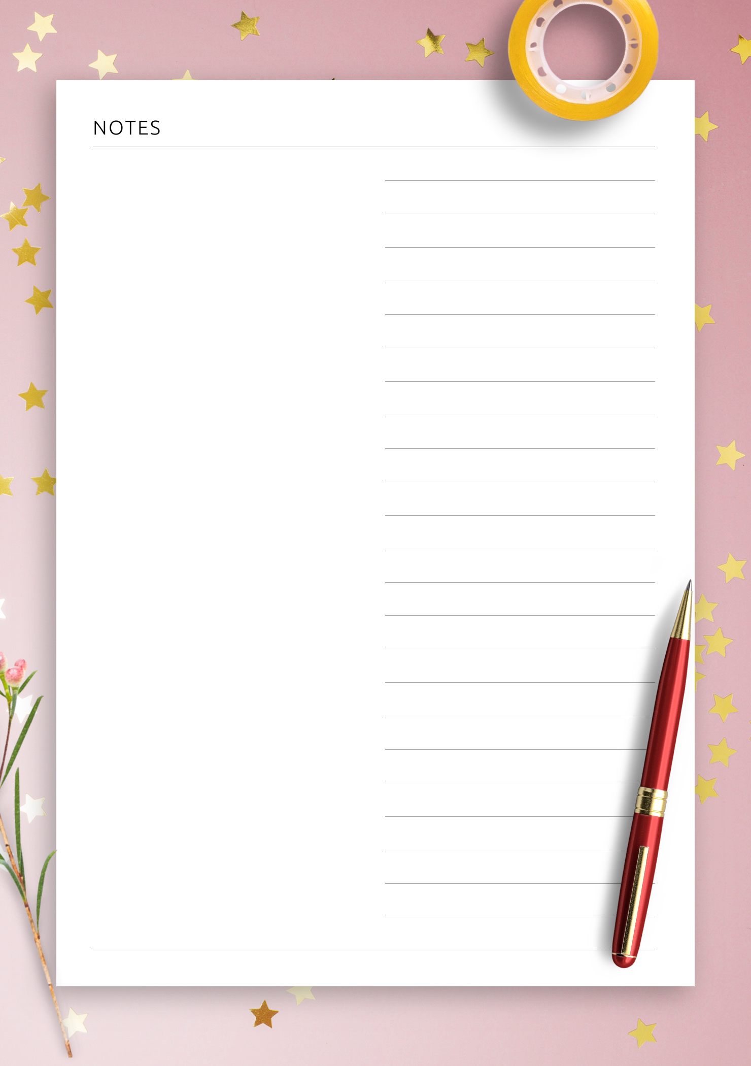 Download Printable Ruled Grid Right PDF