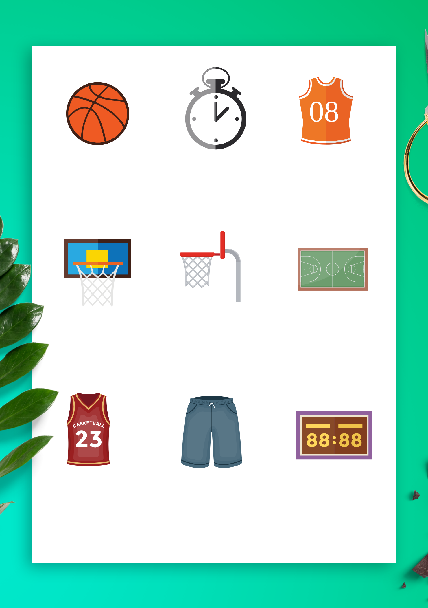 Download Sport Sticker Pack - Basketball PNG