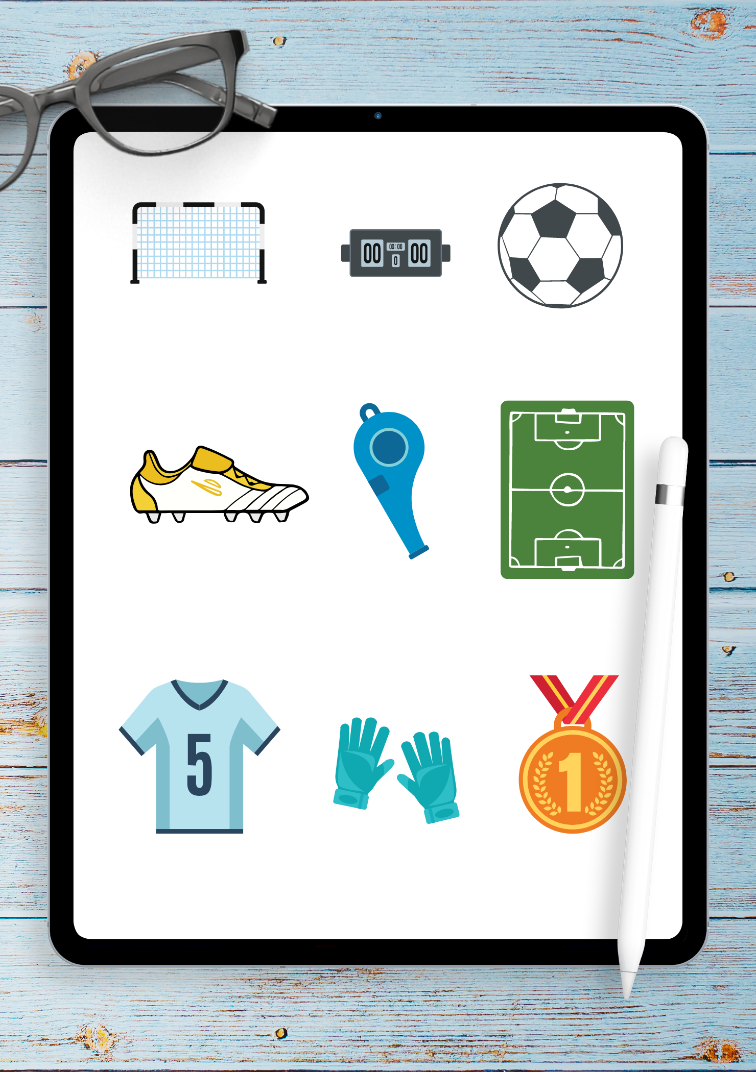 Download Sport Sticker Pack - Soccer PNG