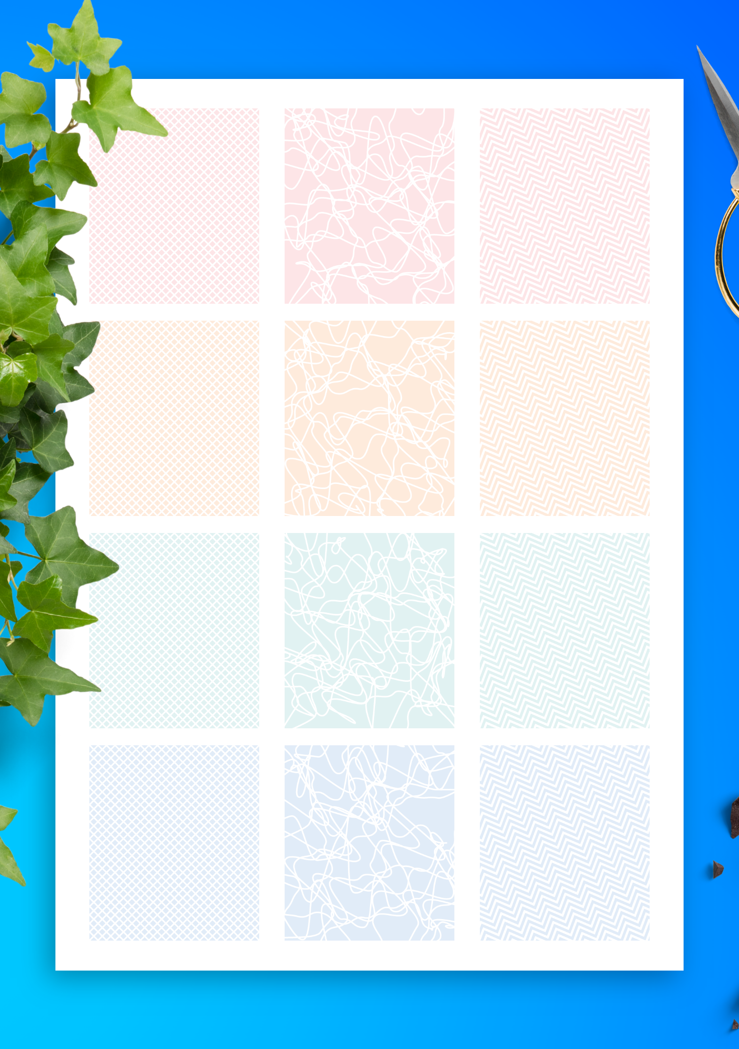 Decorative Rectangular Stickers Pack - Download 20 PNG Printable and ...