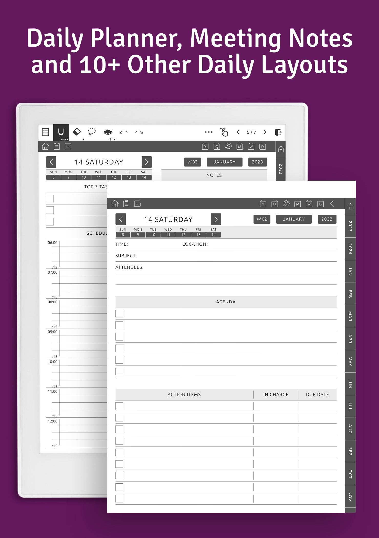Download Supernote Work and Business Planner