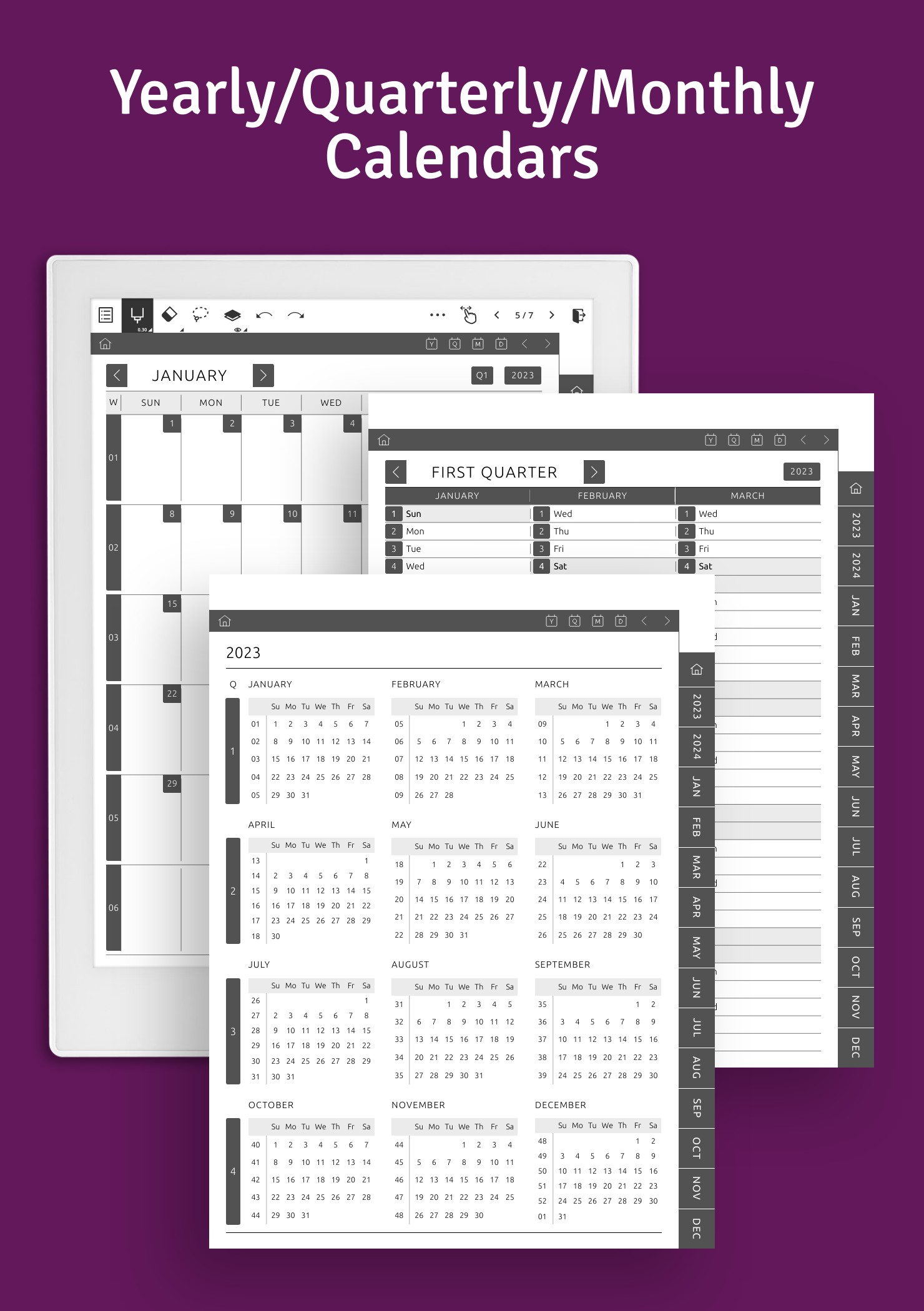 Download Diary Notebook PDF for Supernote A5 X & A6 X