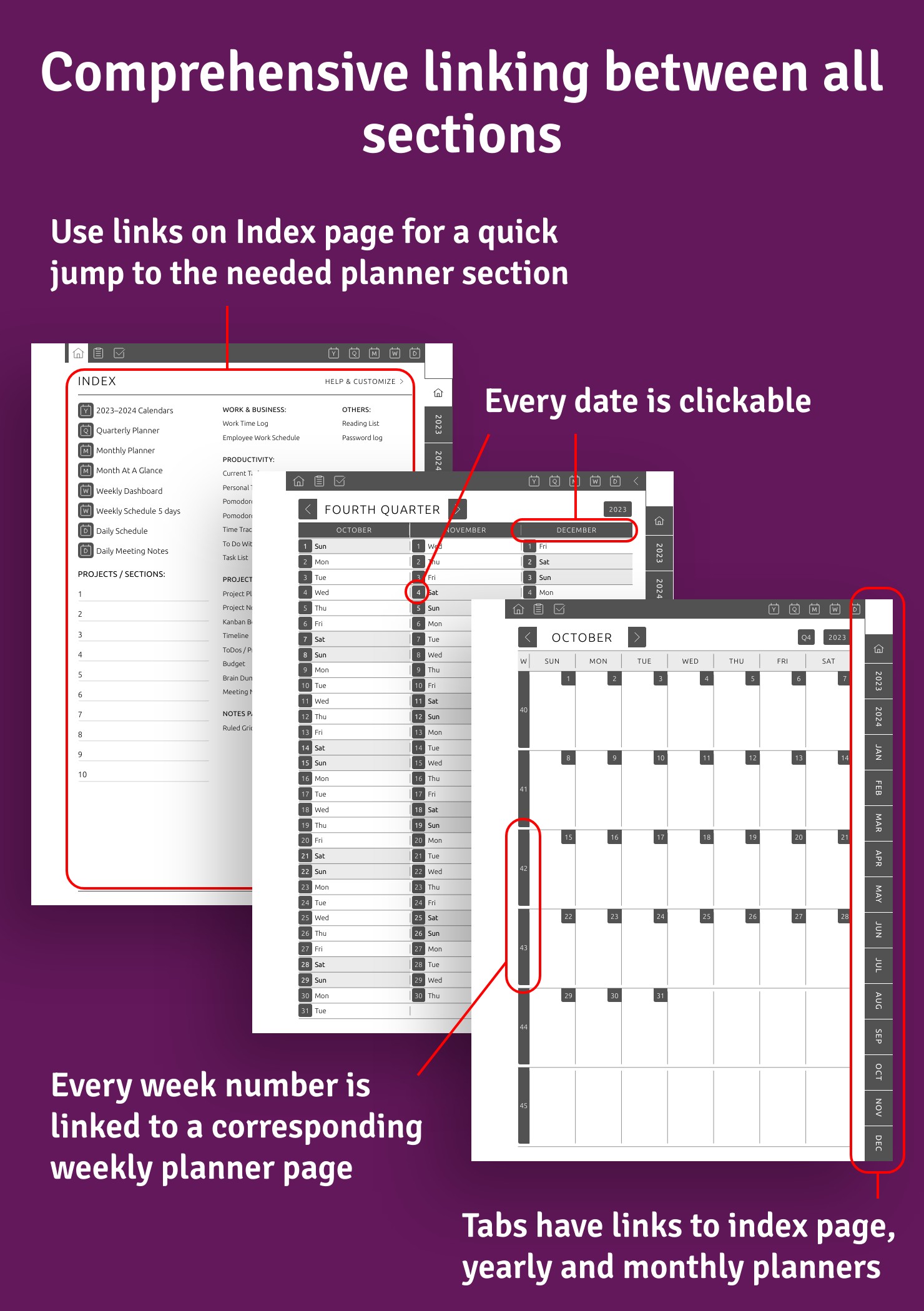 Download Supernote Project Planner Hyperlinked PDF