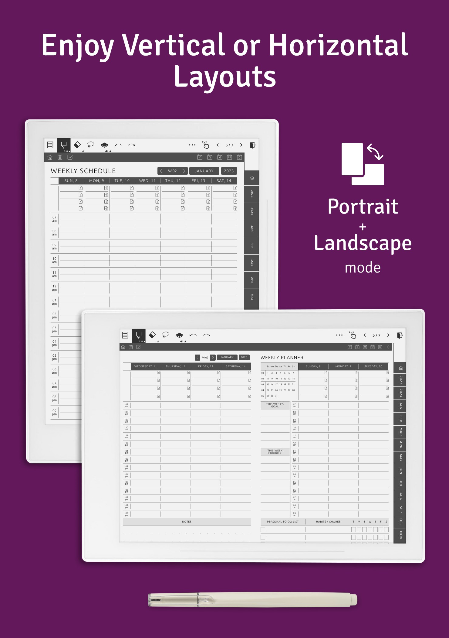 Download Supernote Project Planner Hyperlinked PDF