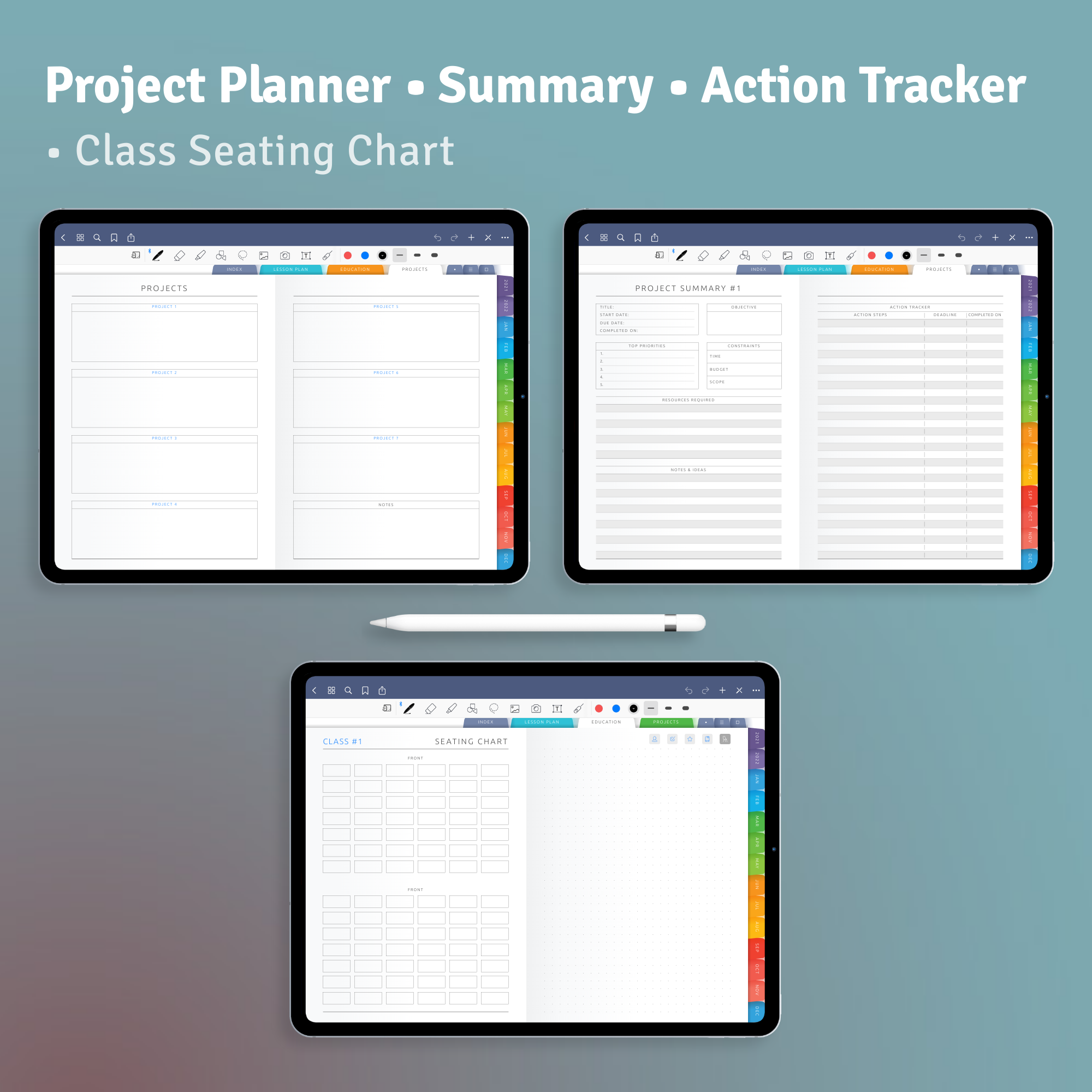 Download Digital Teacher Planner for iPad, Android