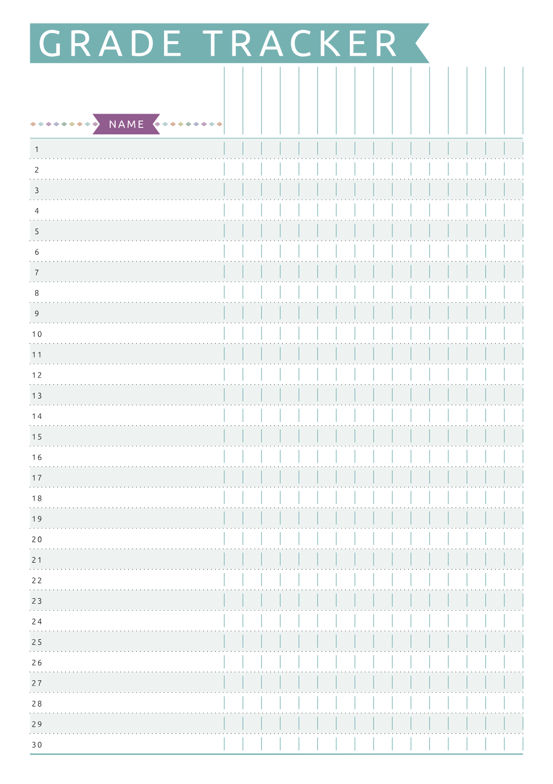 Download Printable Teacher Planner - Casual Style PDF