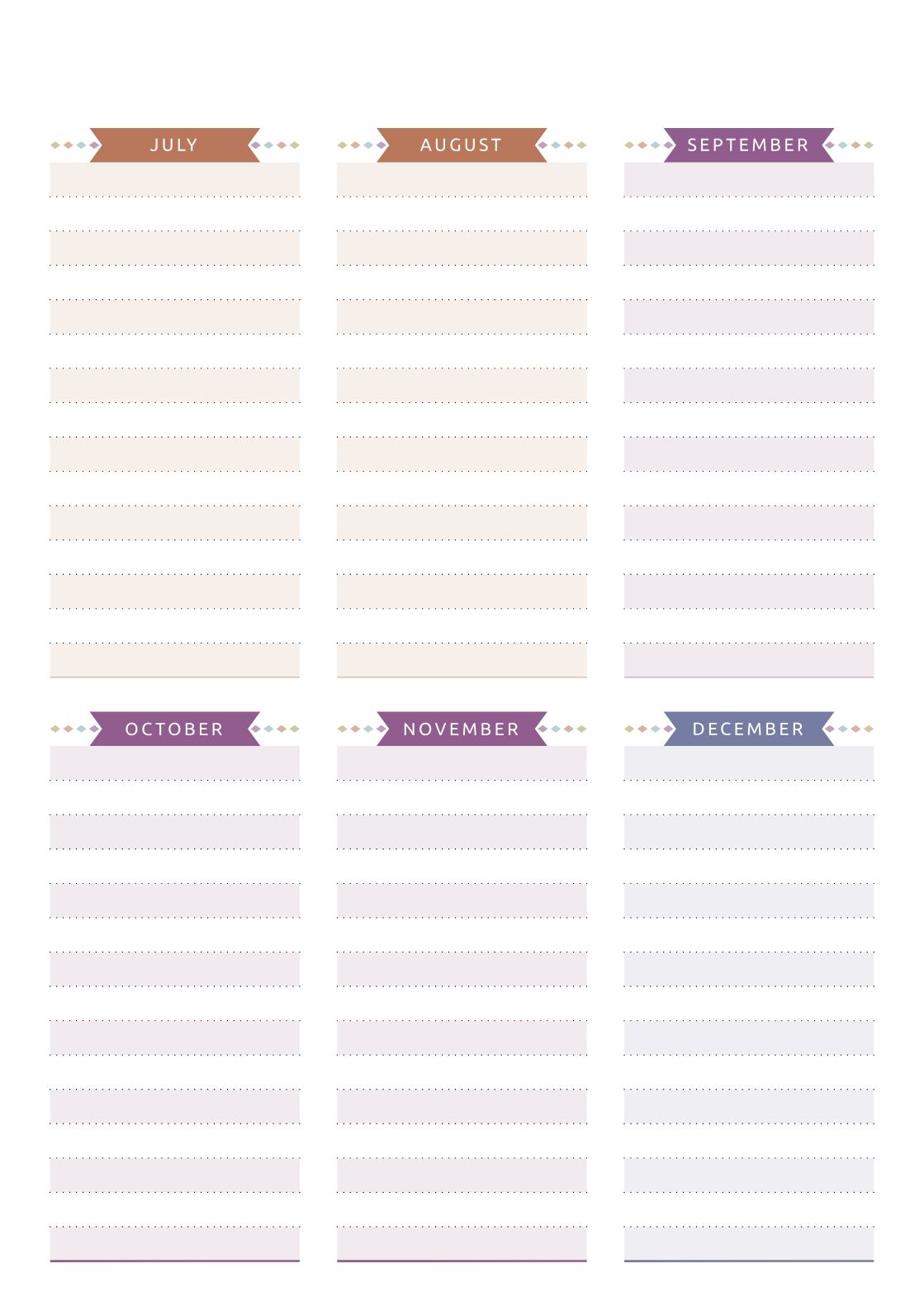 Download Printable Teacher Planner - Casual Style PDF
