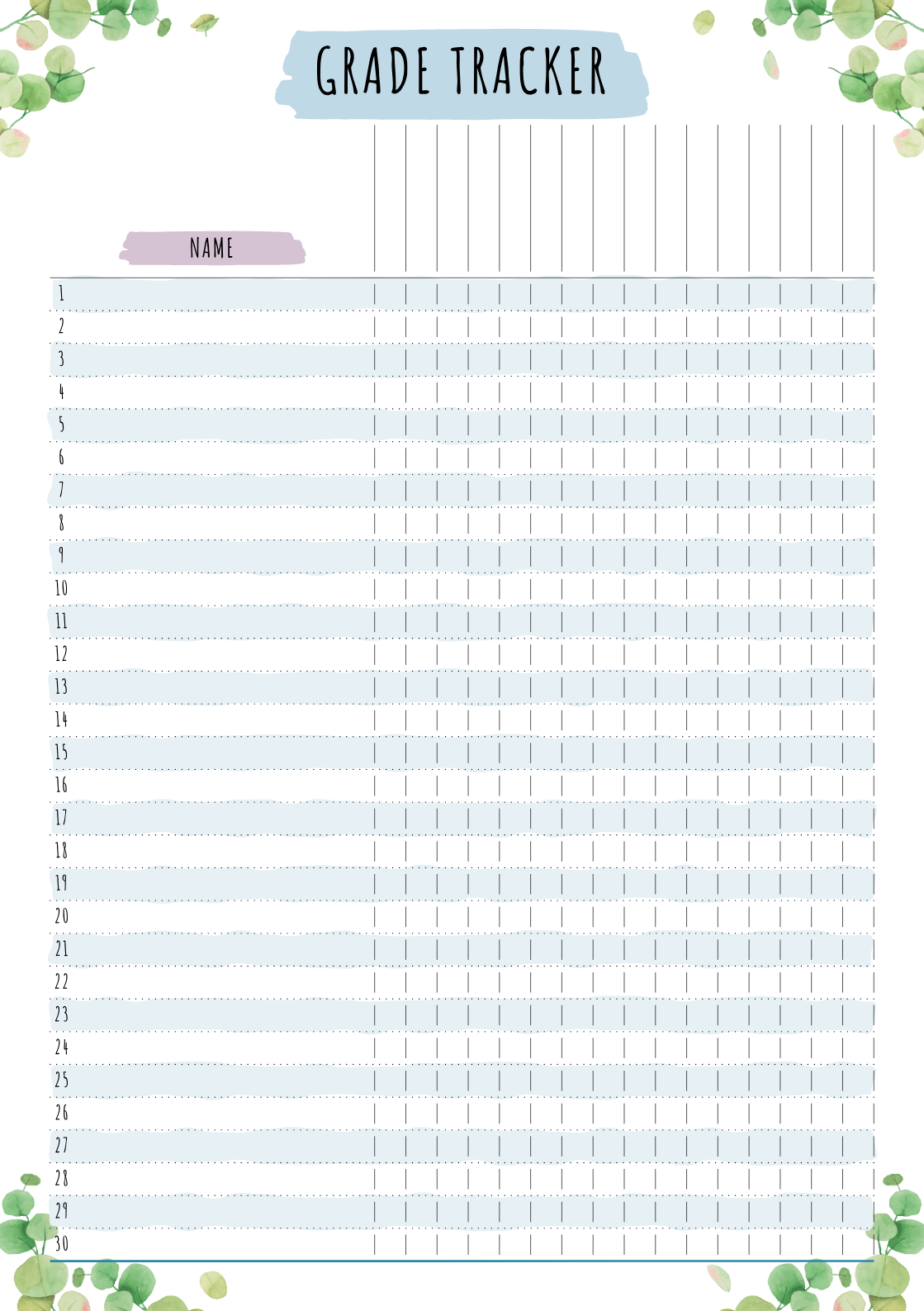 Free Teacher Planner Printables
