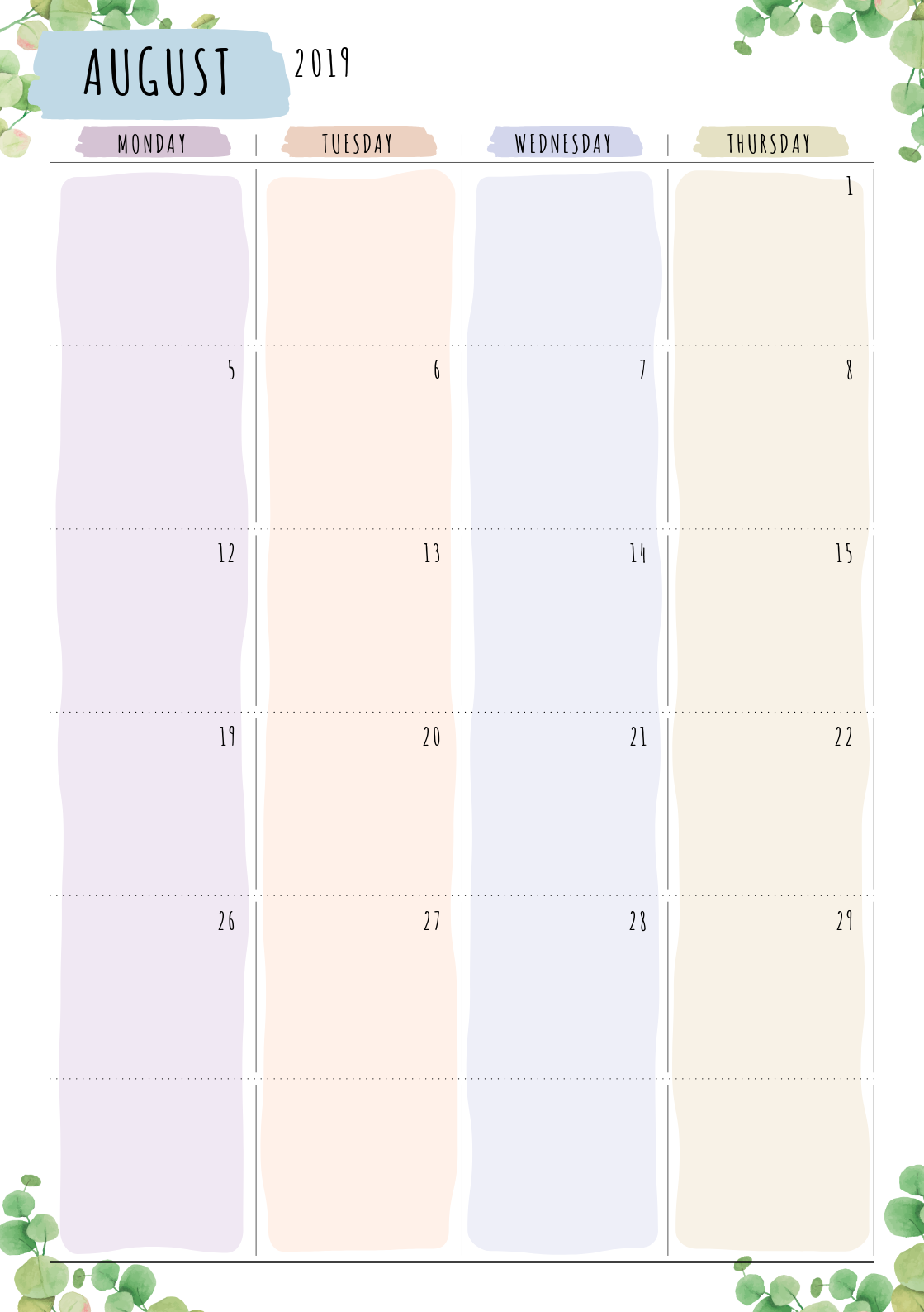 Download Printable Teacher Planner - Floral Style PDF