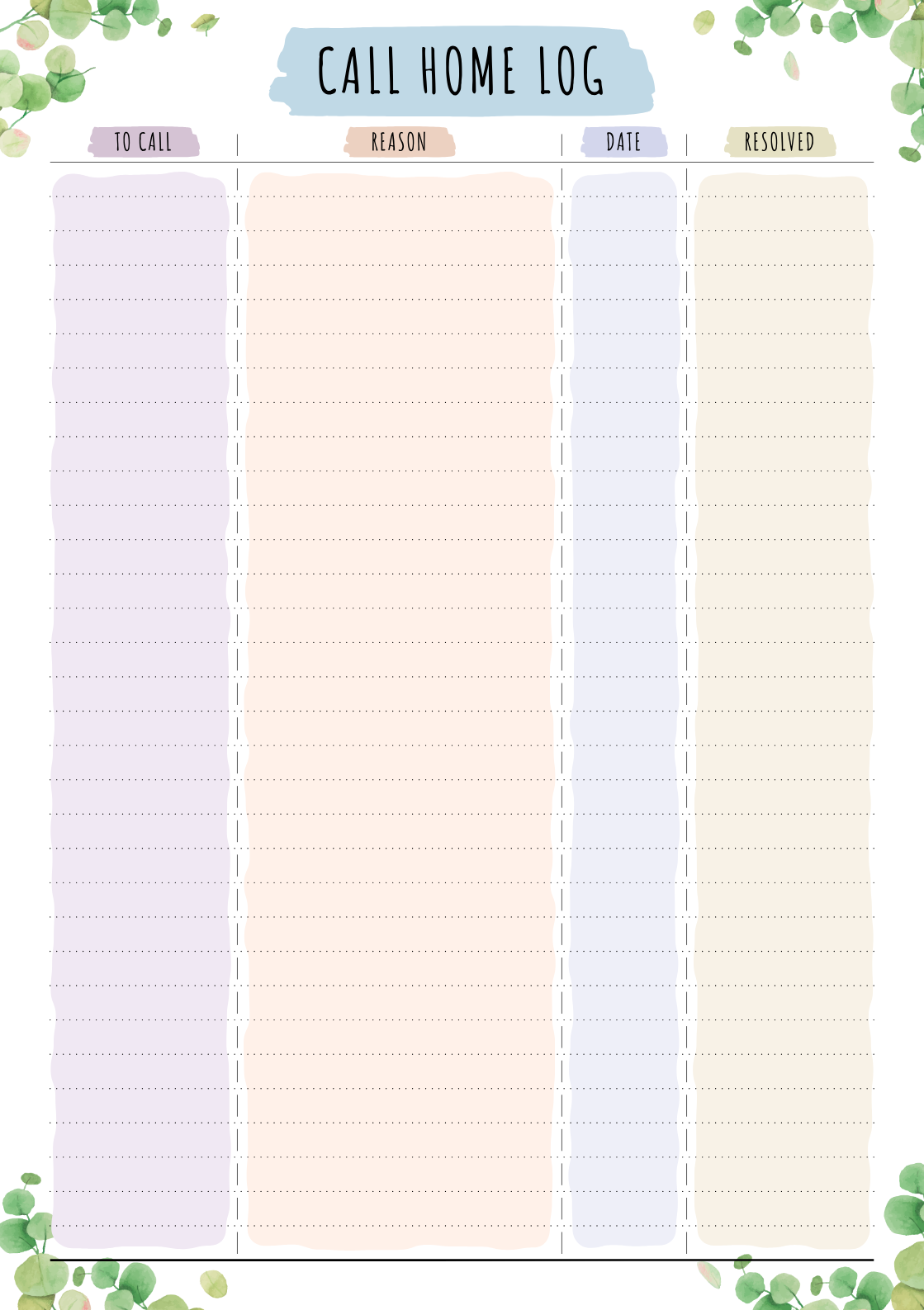 Download Printable Teacher Planner - Floral Style PDF