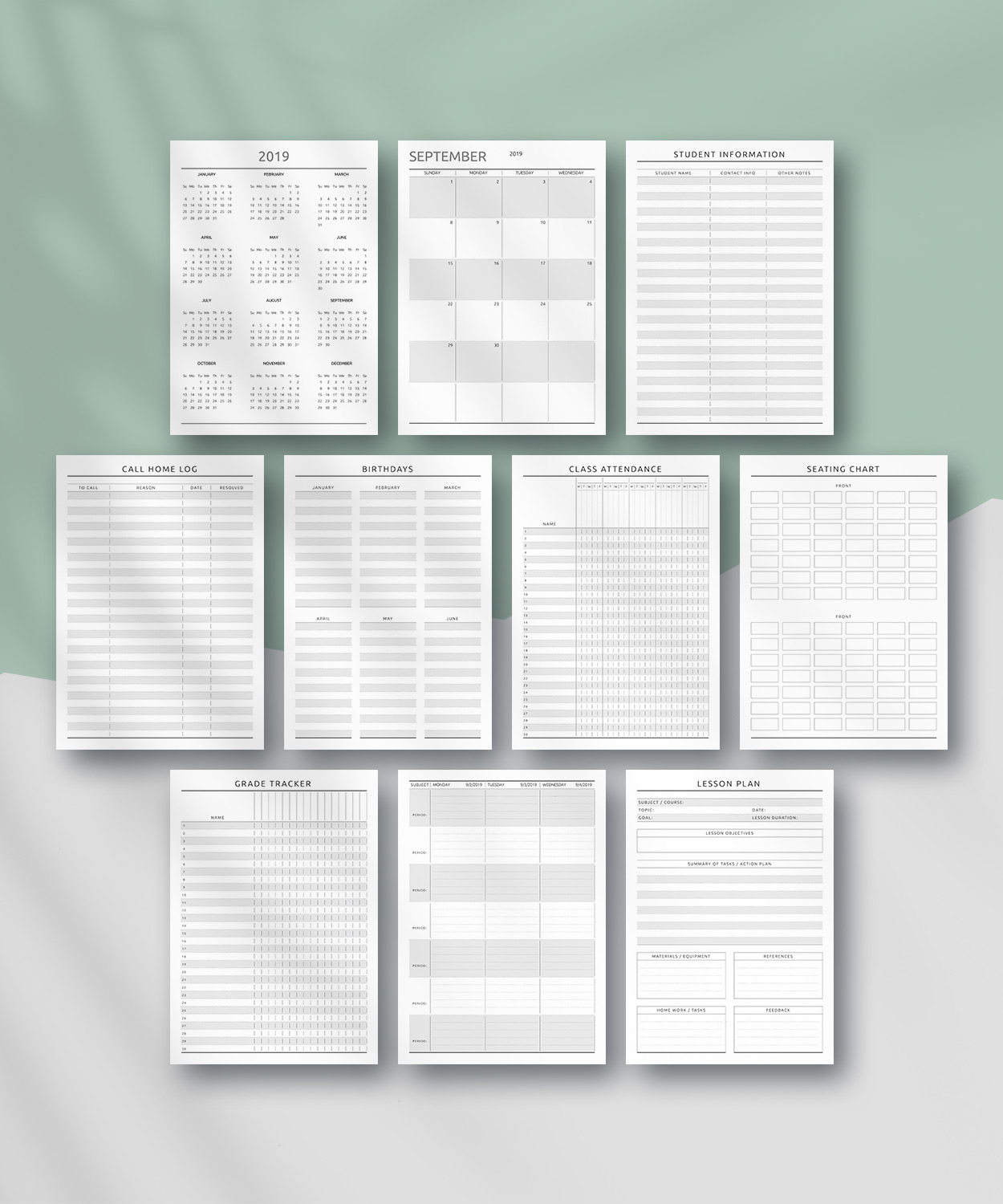 Download Printable Teacher Planner - Original Style PDF