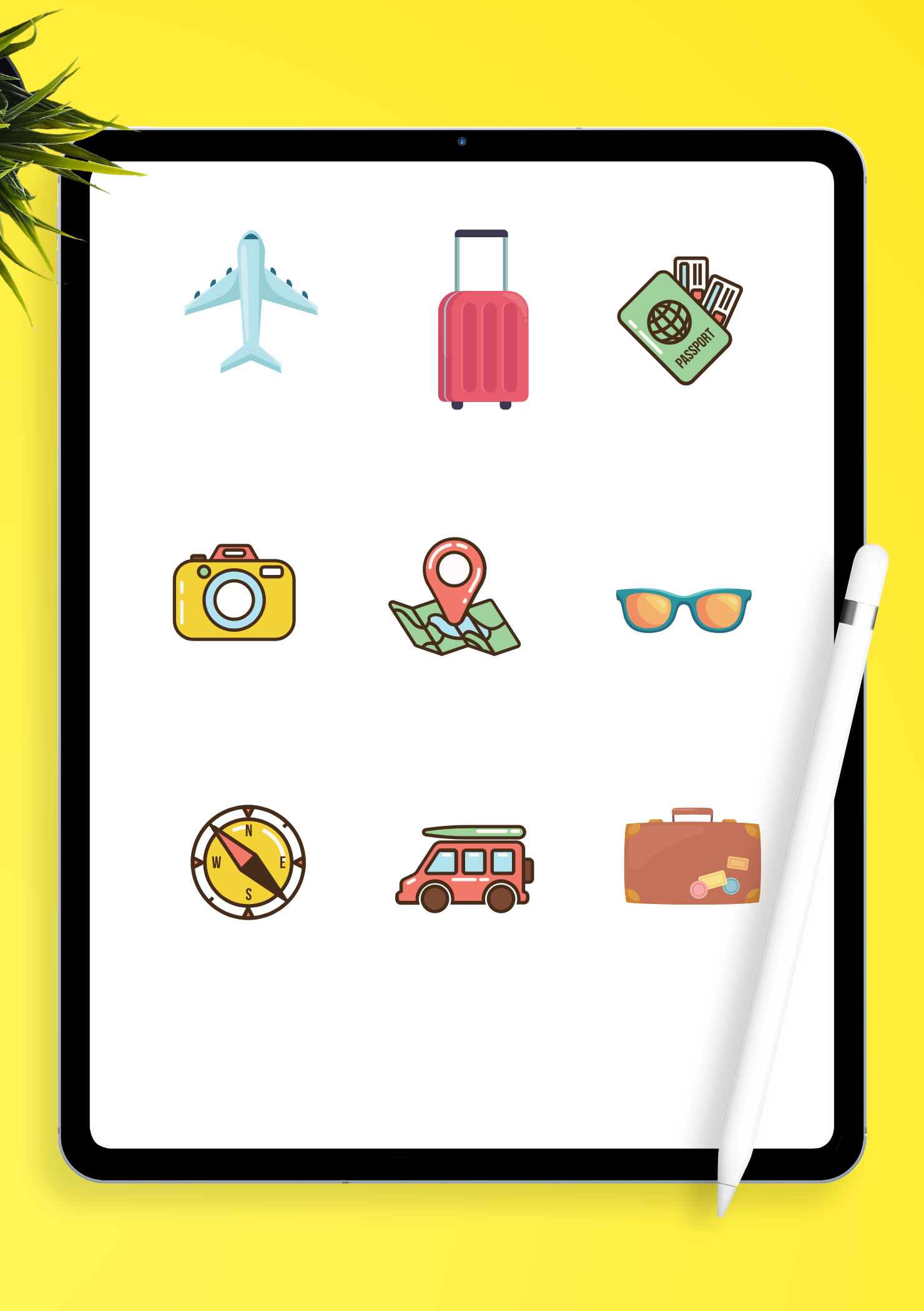 Download World Travel Sticker Pack PNG