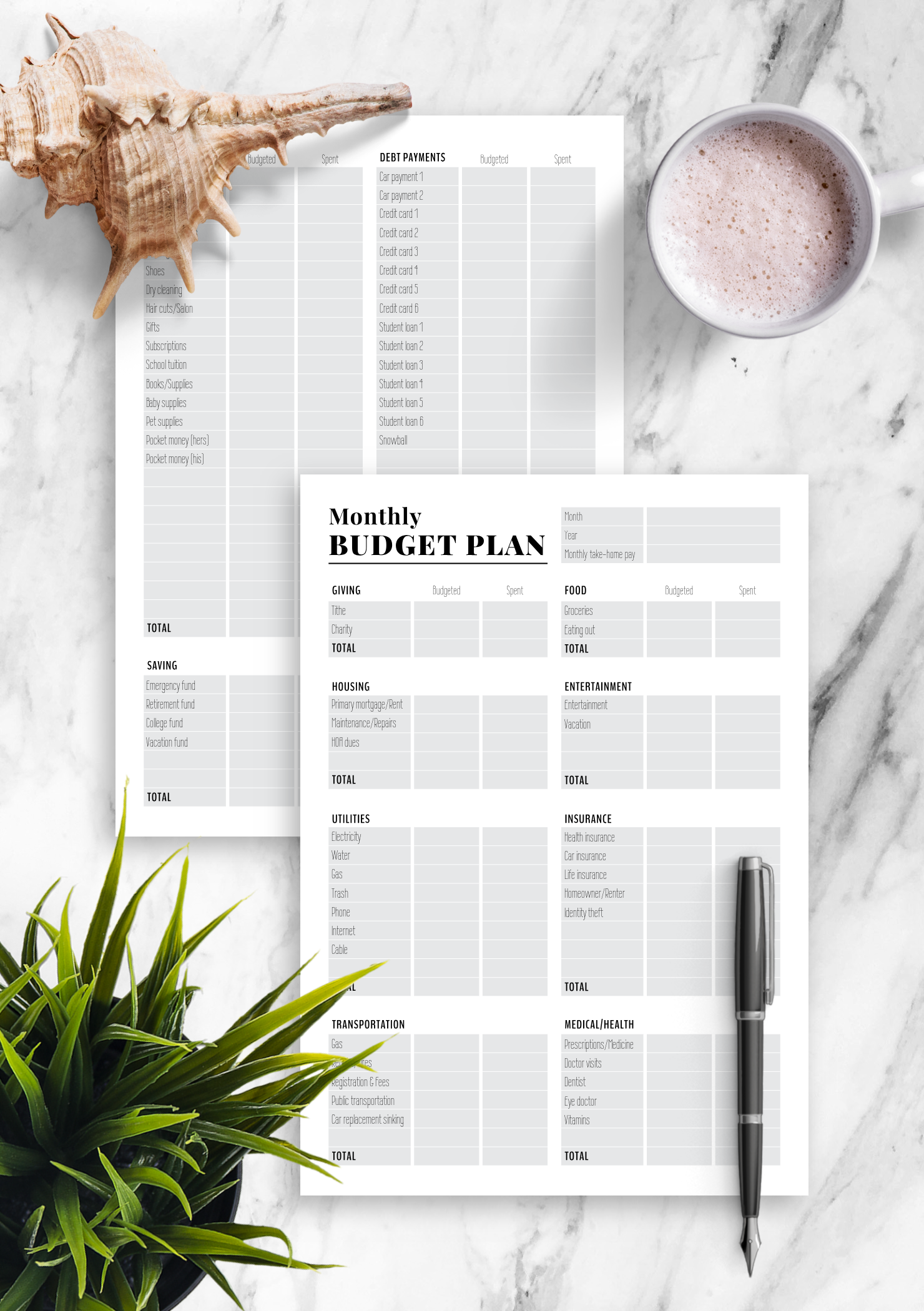 Download Printable Two pages Monthly Budget Plan PDF download-printable-two-pages-monthly-budget-plan-pdf
