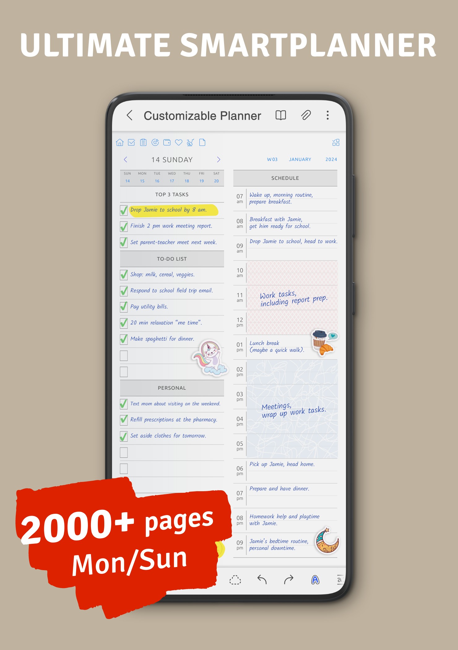 Download Digital Planner for Phone: Samsung, Android, iPhone