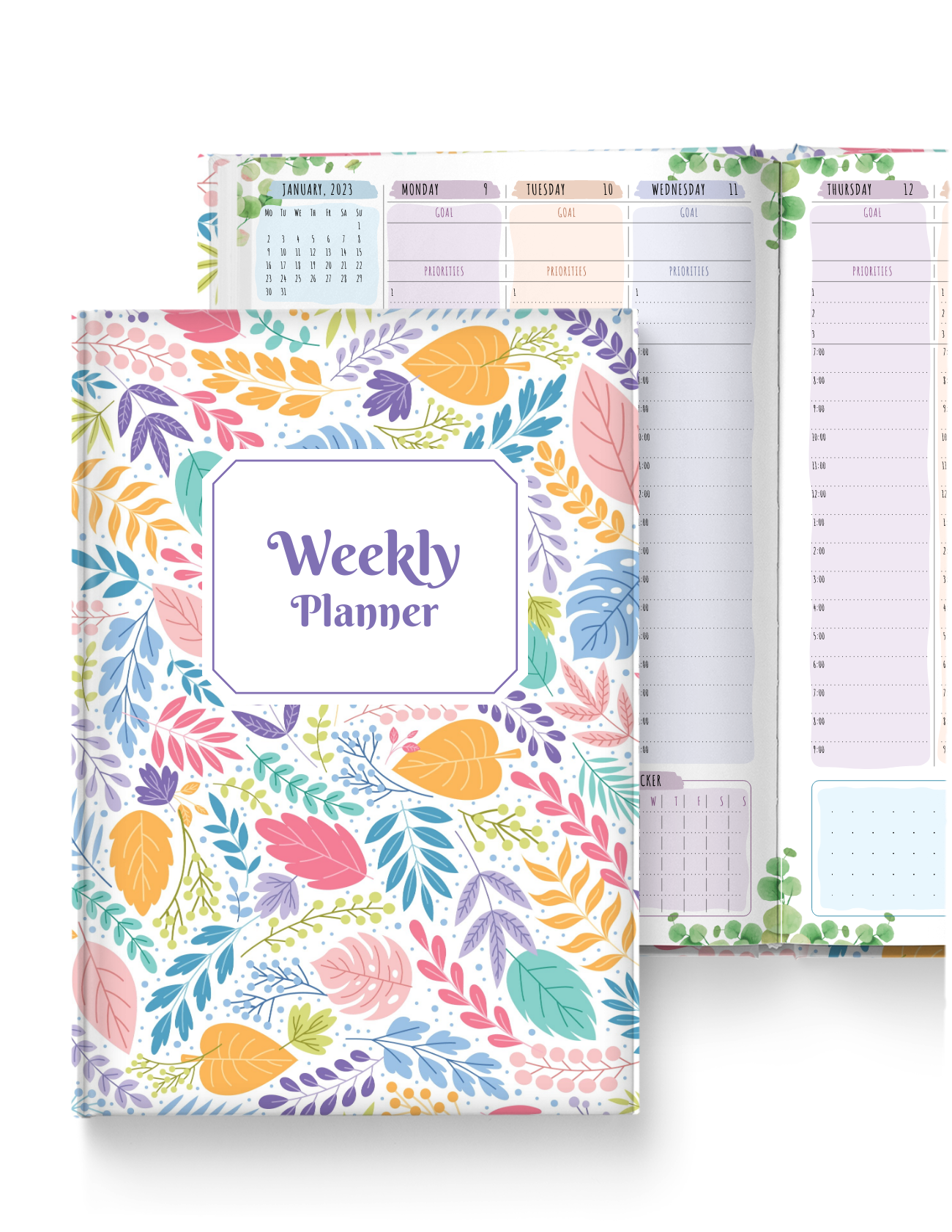 Customizable Weekly Planner Hardcover