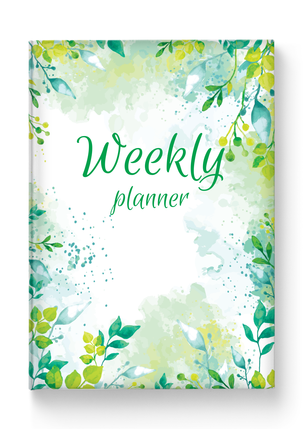 Weekly Planner Hardcover with Customizable Cover
