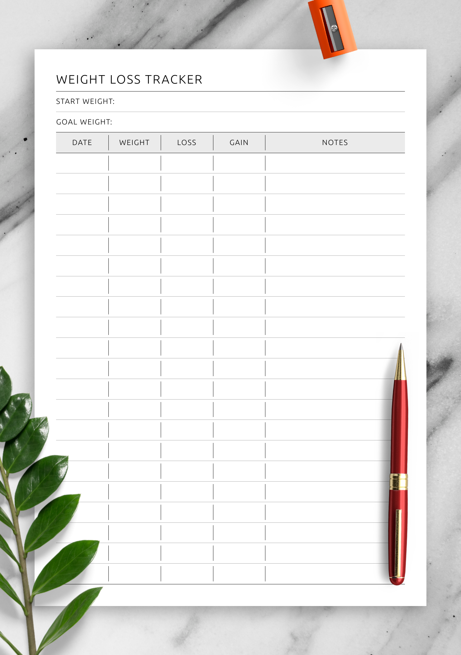 Weight Loss Progress Tracker – Stay Motivated & See Results